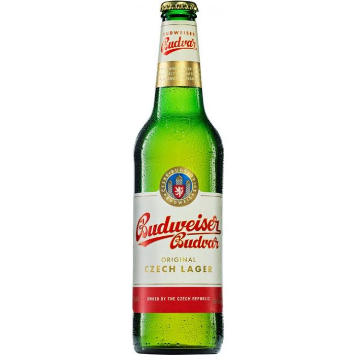 Budweiser Budvar Original 0,5l - aus Tschechien mit 5% Vol.