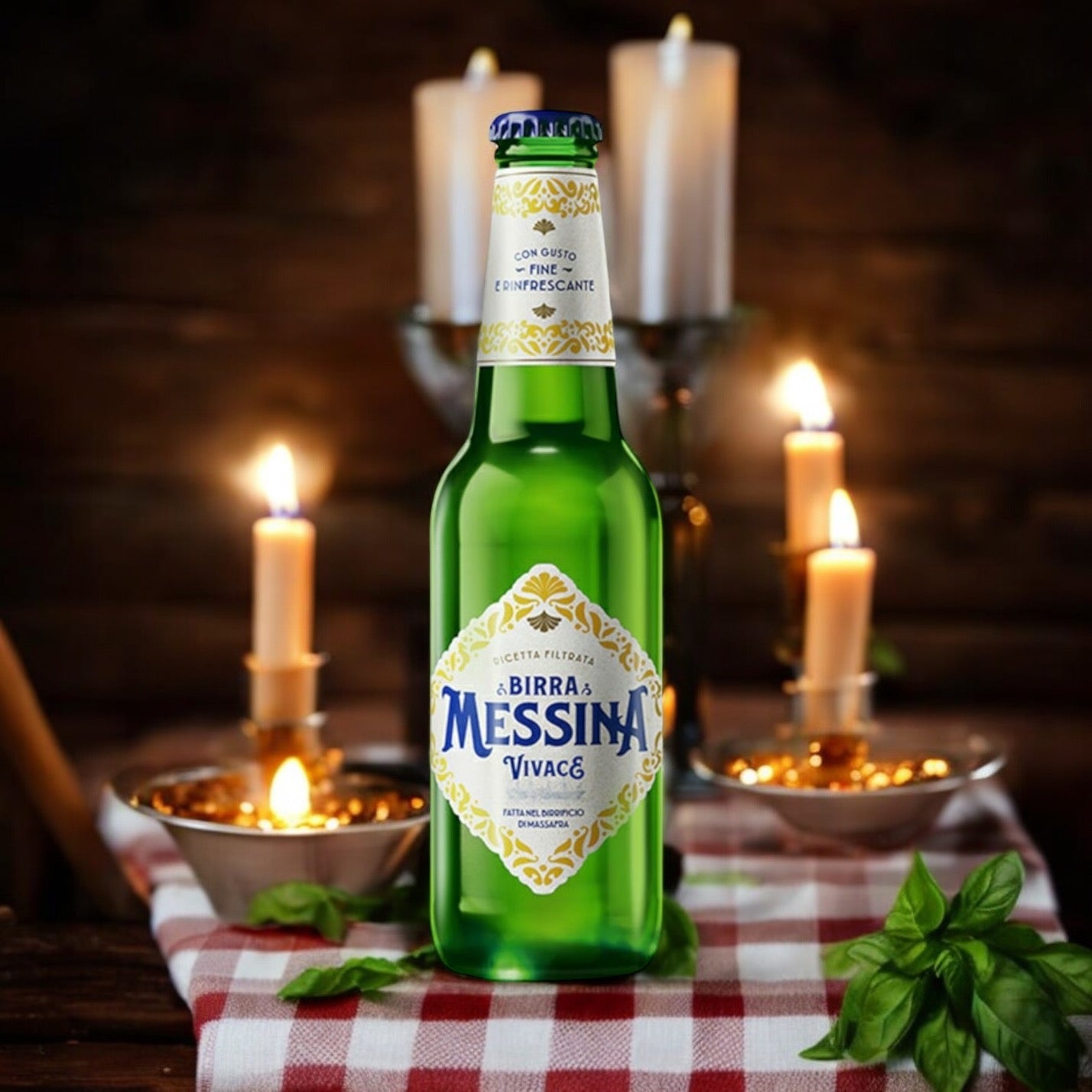 Birra Messina Vivace 0,33l - gefiltertes Lager aus Italien mit 4,5% Vo