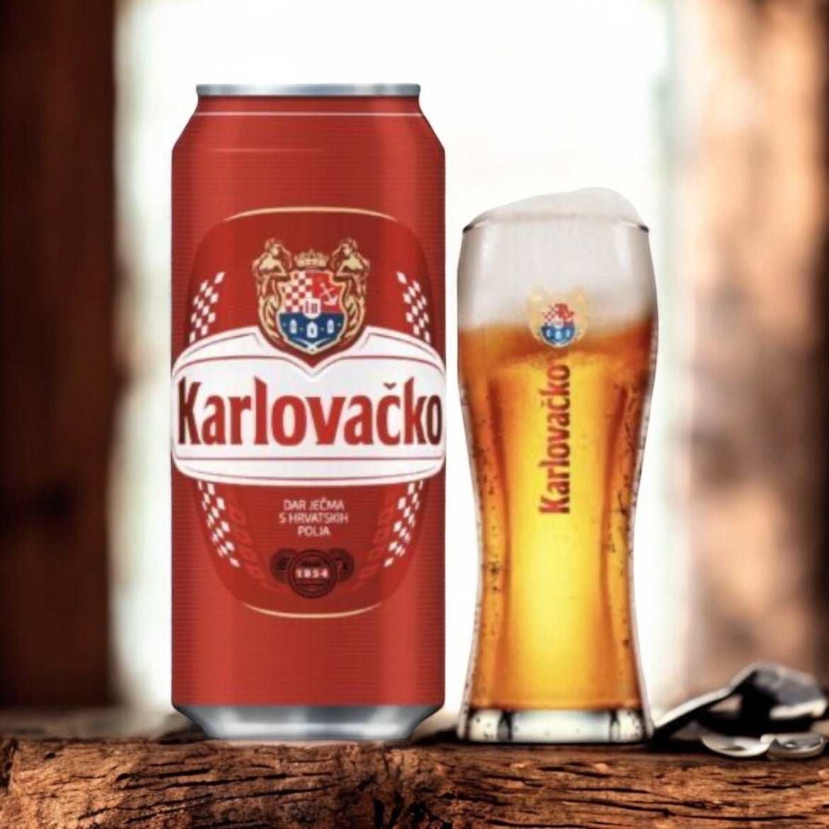 Karlovacko Lager 0,5l Dose - Lagerbier aus Kroatien mit 5,0% Vol.