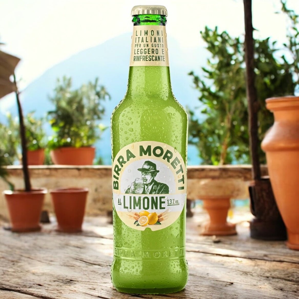 Birra Moretti Limone 0,3l -Erfrischendes italienisches Radler mit 1,3