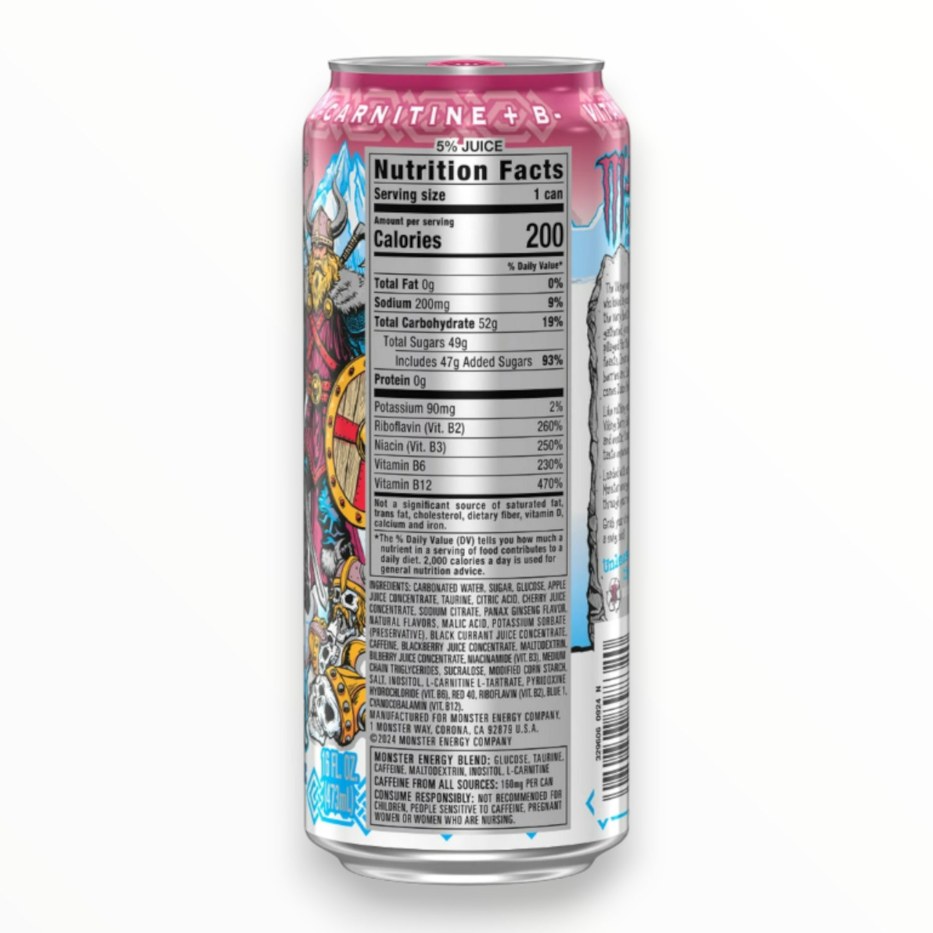 Monster Energy Juice Viking Berry 473 ml – USA Import – Haus der Biere ...
