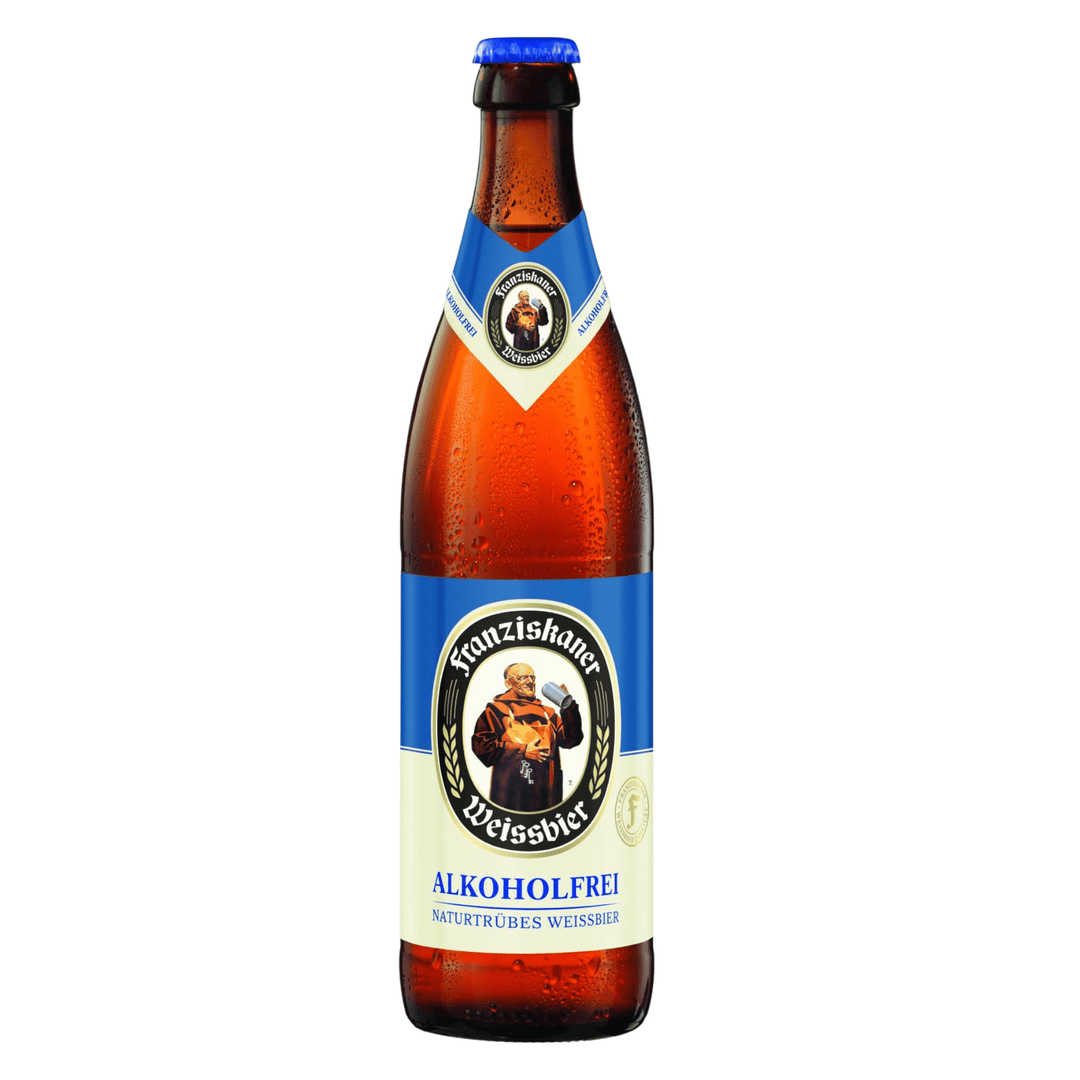 Franziskaner Weißbier Naturtrüb Alkoholfrei 500 ml – Alkoholfreies ...