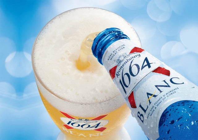Kronenbourg 1664 Blanc - Das Weißbier mit Citrus aus Frankreich mit 5% ...